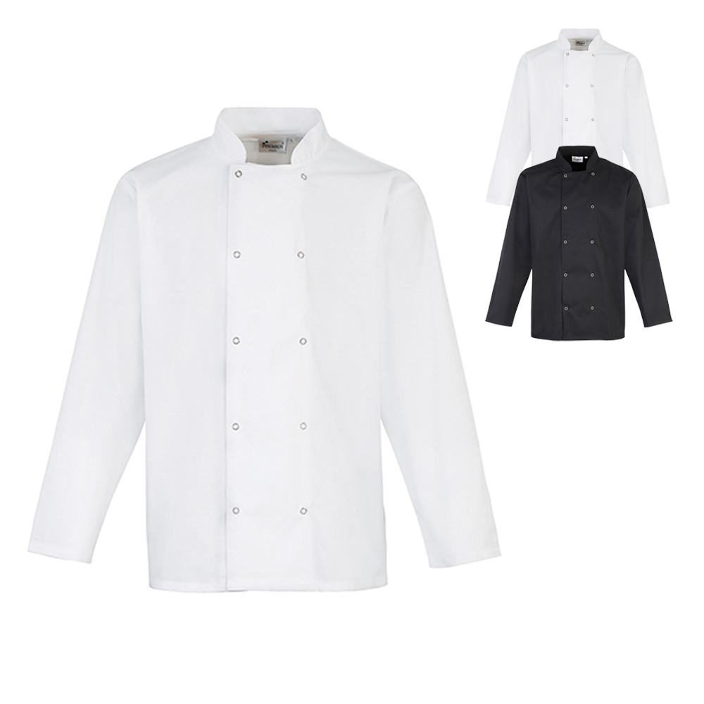 PW665 Premier Workwear Kochjacke mit langen Ärmeln online günstig kaufen